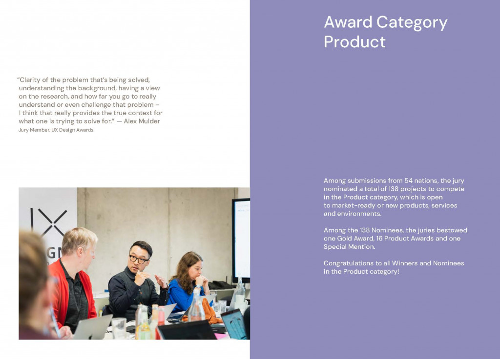 UX Design Awards Yearbook 2023