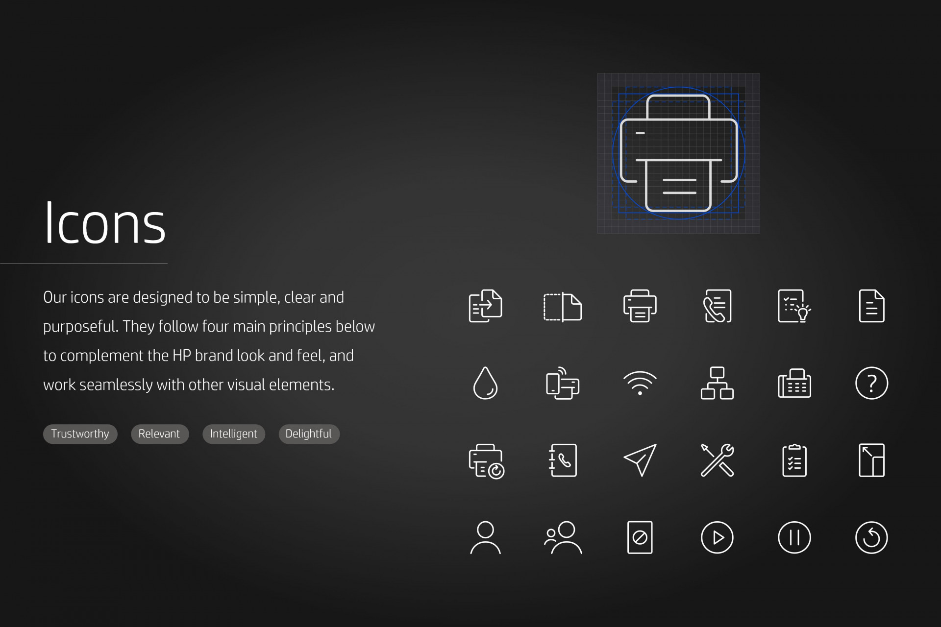 HP Magic Touch Panel UI