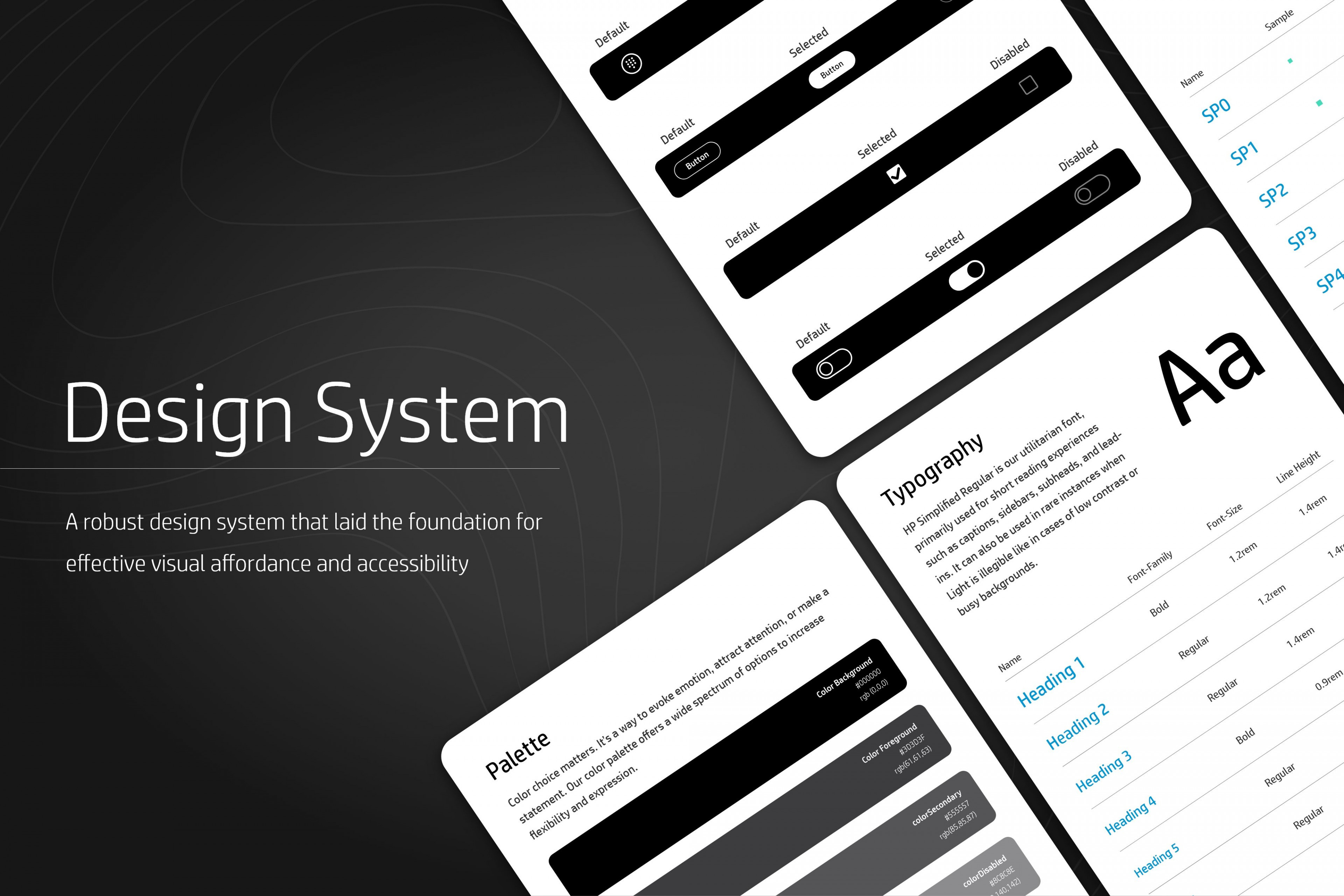 HP Magic Touch Panel UI