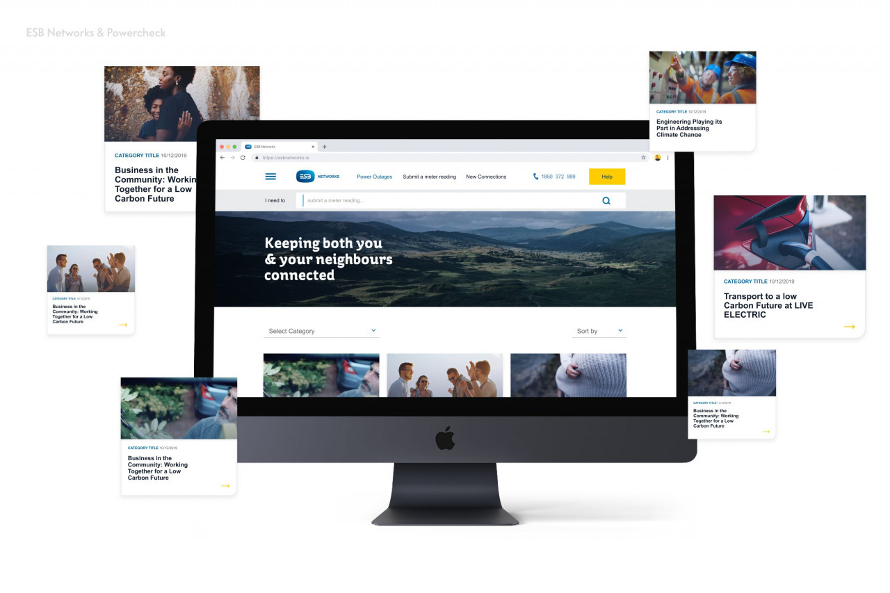 Electricity Supply Board (ESB) Networks Website & PowerCheck application