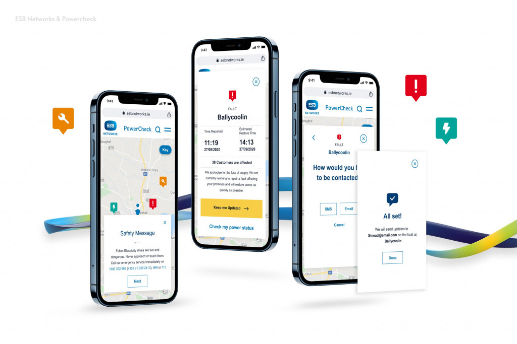 Electricity Supply Board (ESB) Networks Website & PowerCheck application