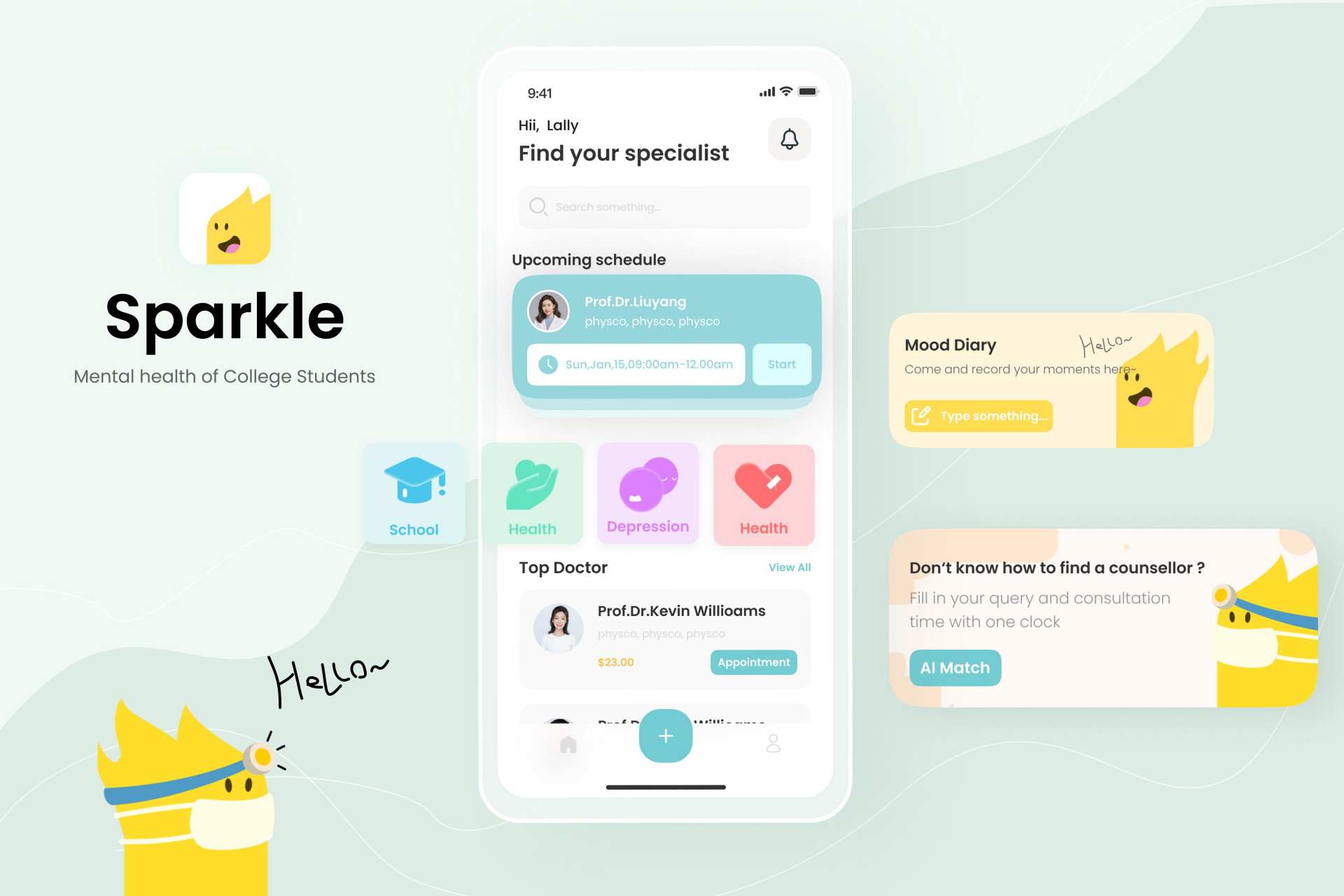 Sparkle — psychological counseling platform