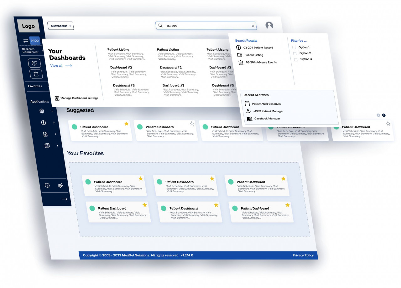 iMednet Platform Redesign