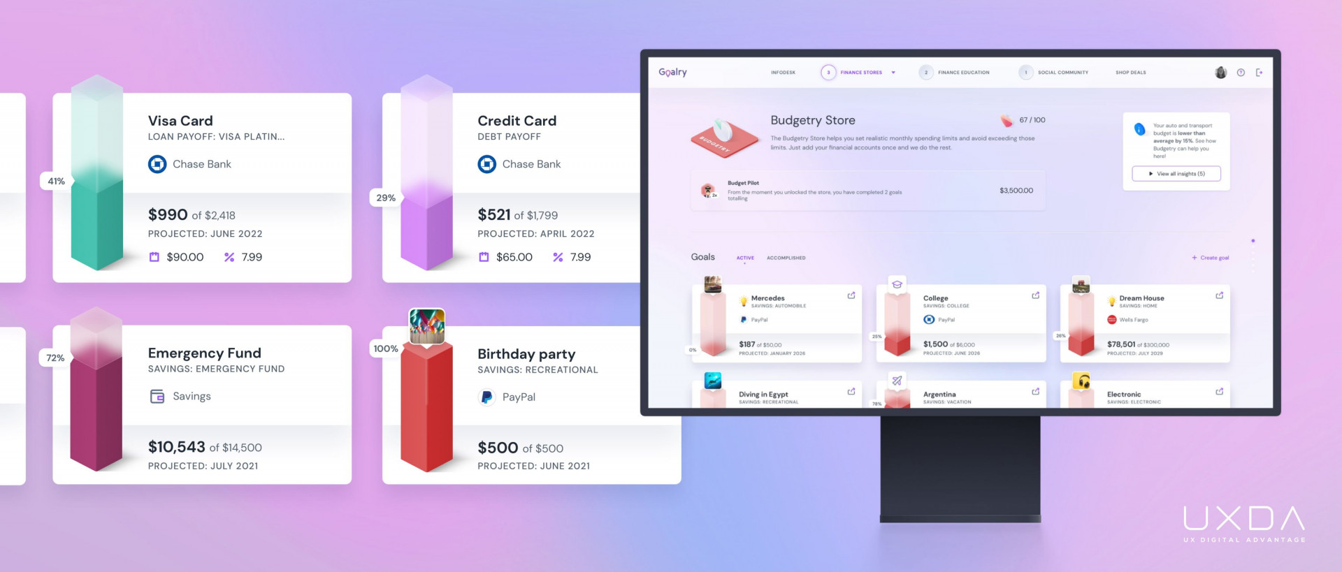 Money Mall — UX/UI Design For Financial Aggregator