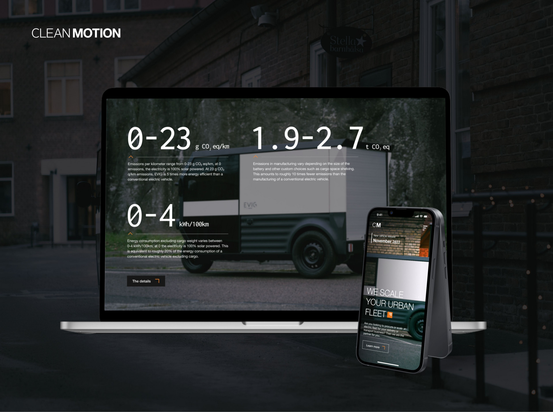 Clean Motion - Web & Configurator
