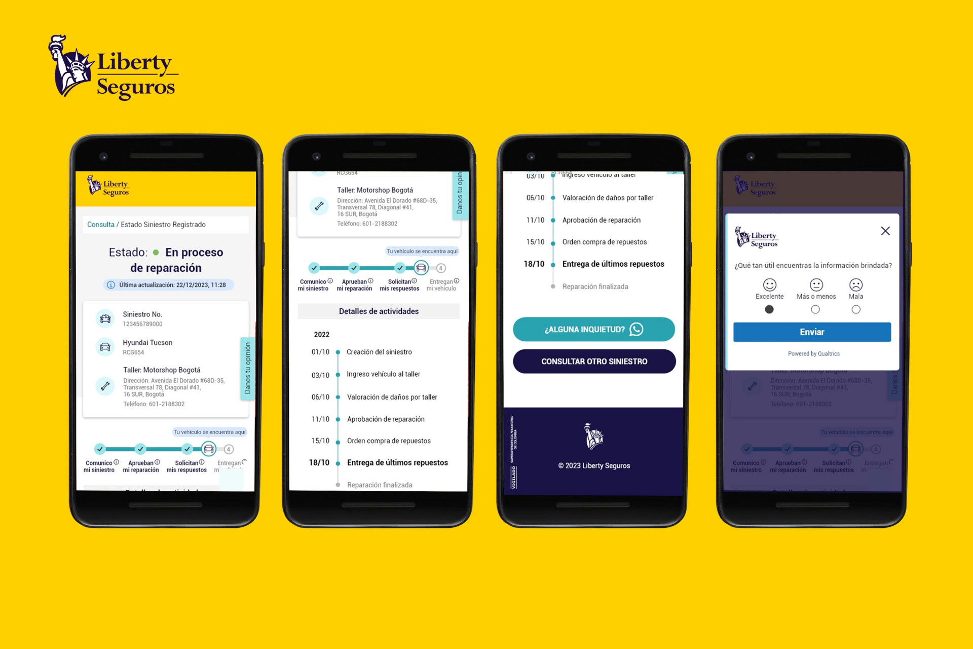 LIBERTY CLAIMS TRACKING