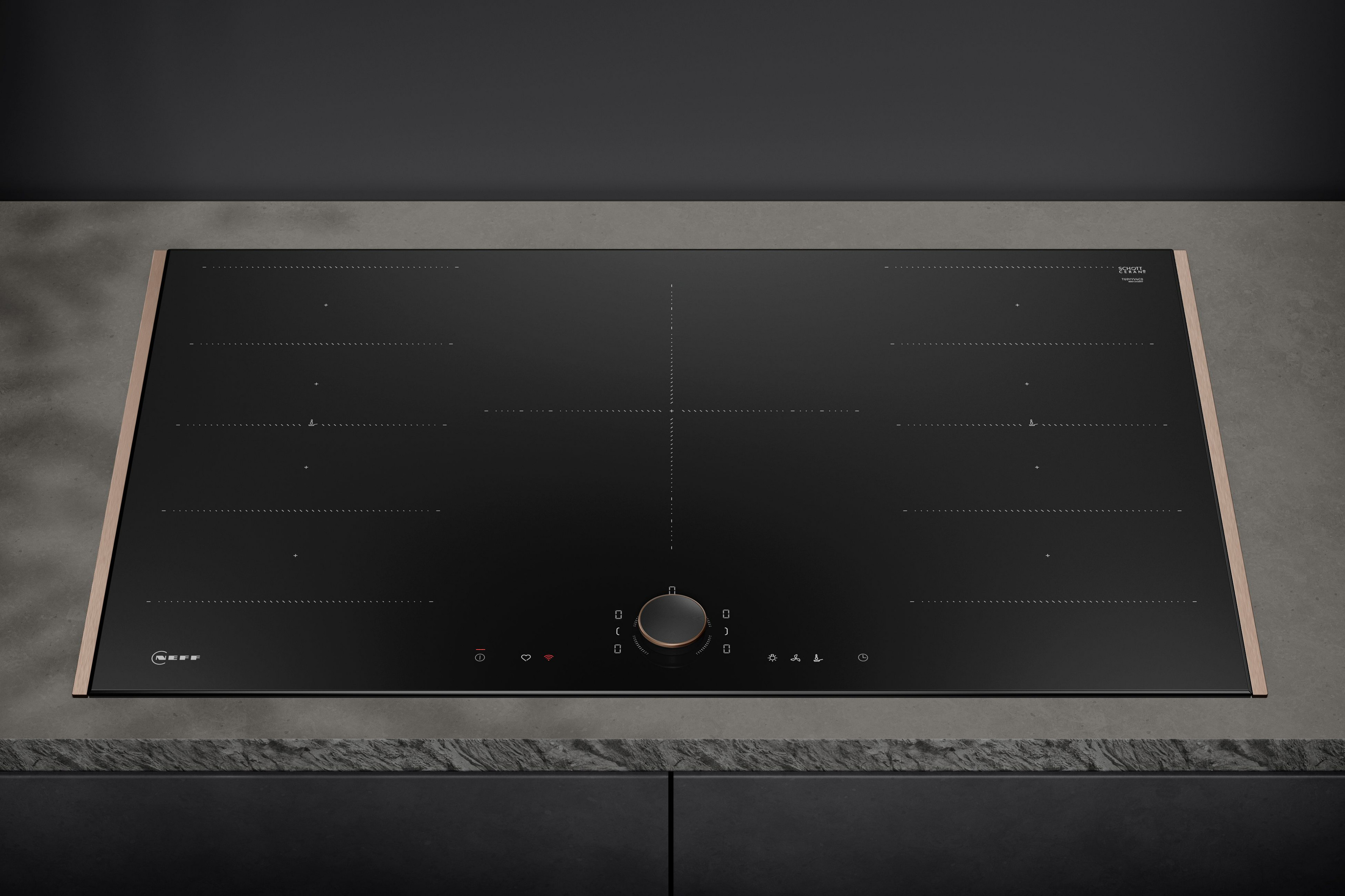 NEFF Premium Cooktop with Twist Pad Flex®