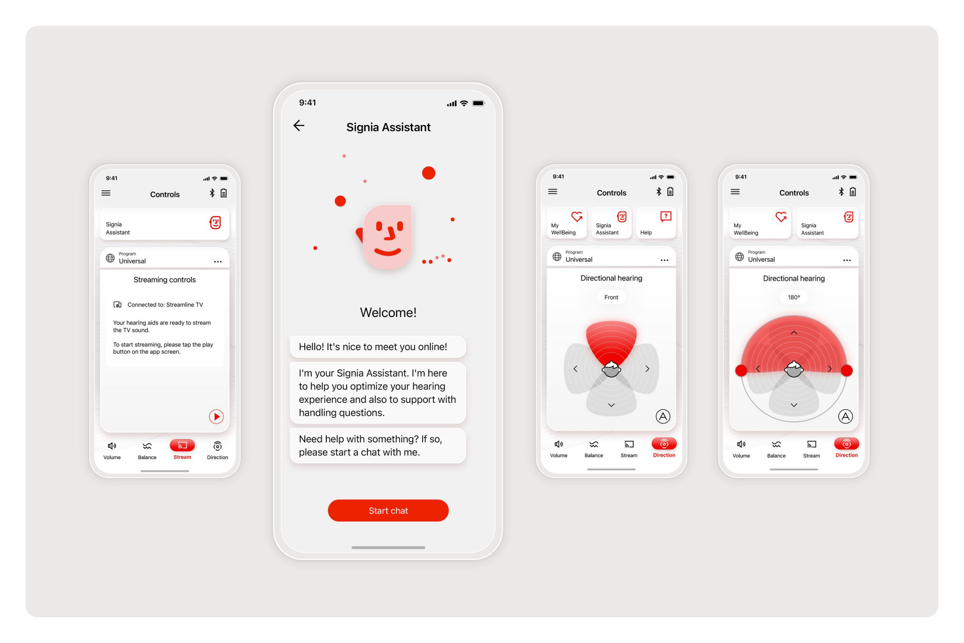RTApp for hearing aids of WS Audiology