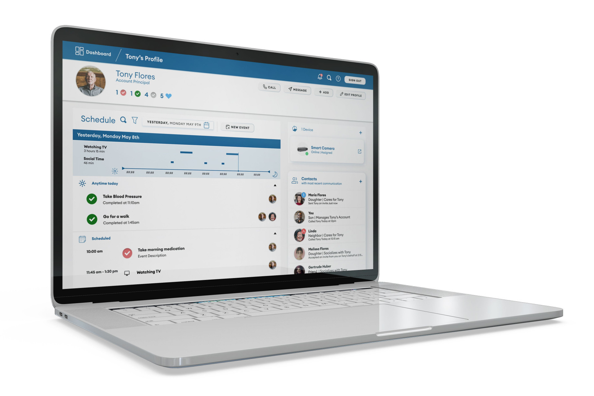 HomeSight: Improving Life with Chronic Conditions