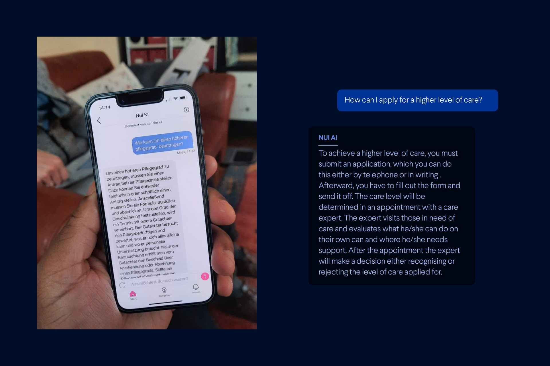 Nui Care Redesign & AI Enablement