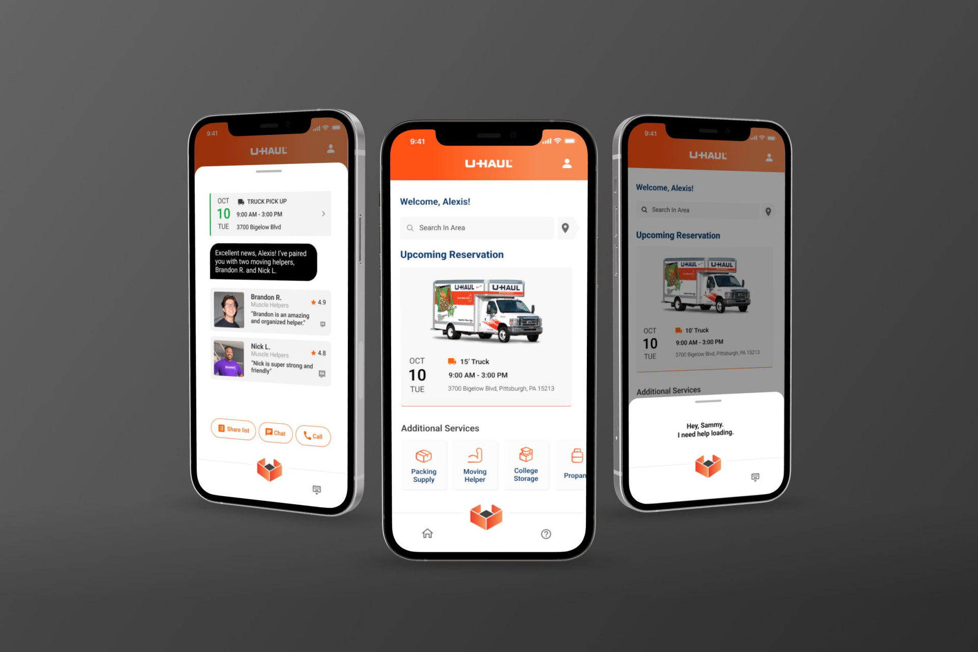 Sammy - smart conversation assistant for U-Haul