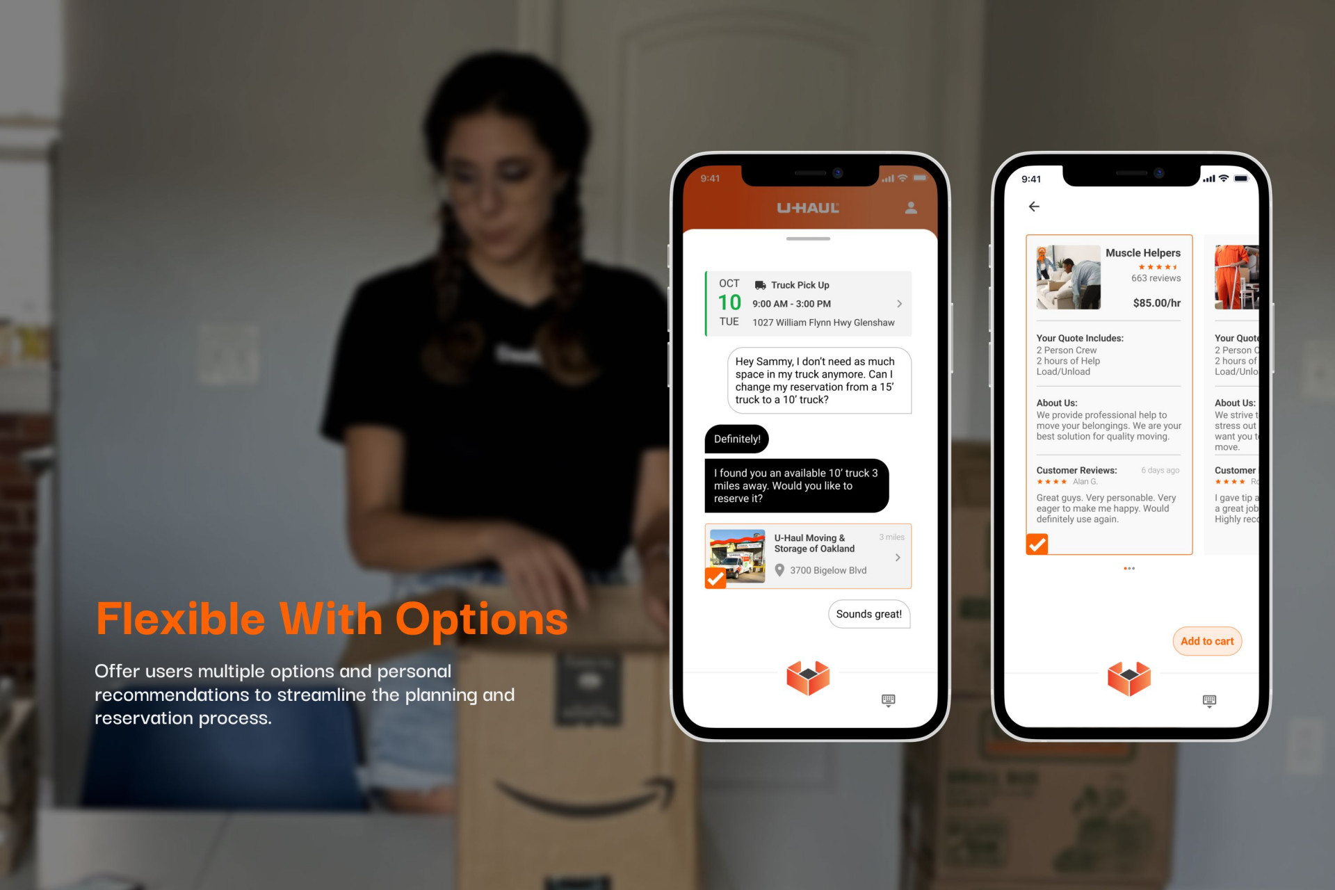 Sammy - smart conversation assistant for U-Haul