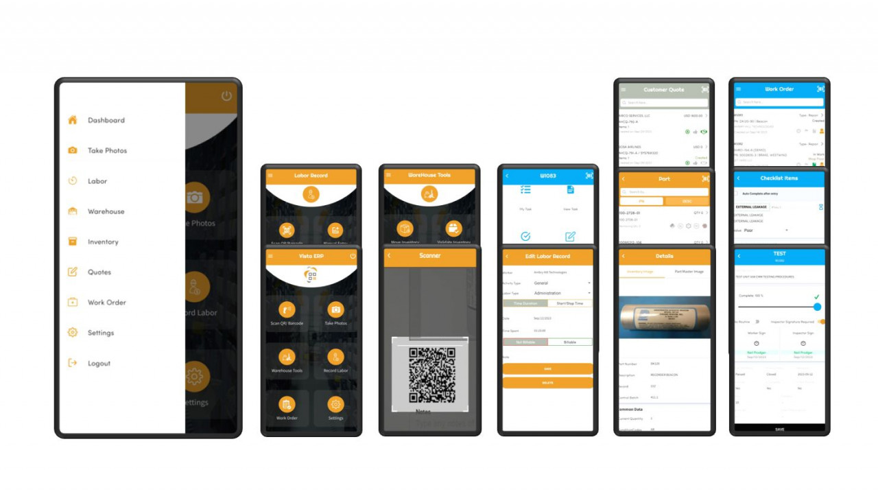 VistaSuite Enterprise Aviation ERP/MRO SaaS