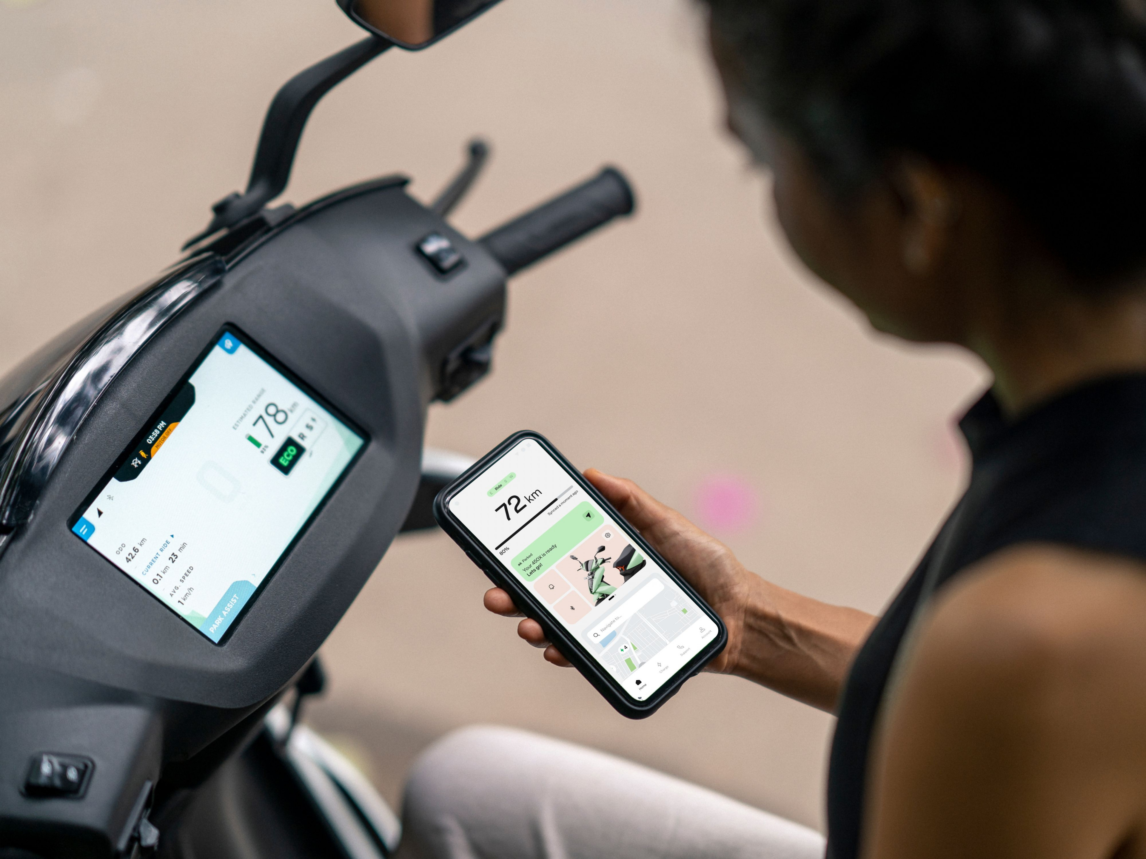 Ather Mobile App redesign