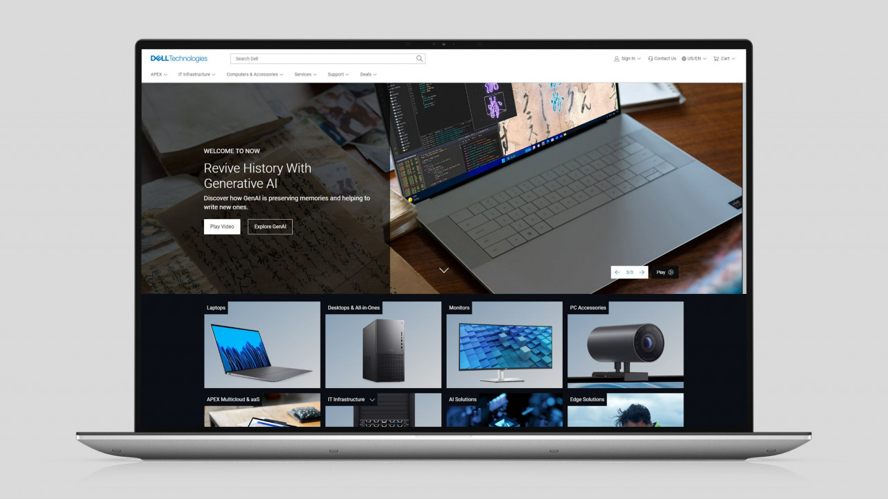Dell.com Homepage Experience