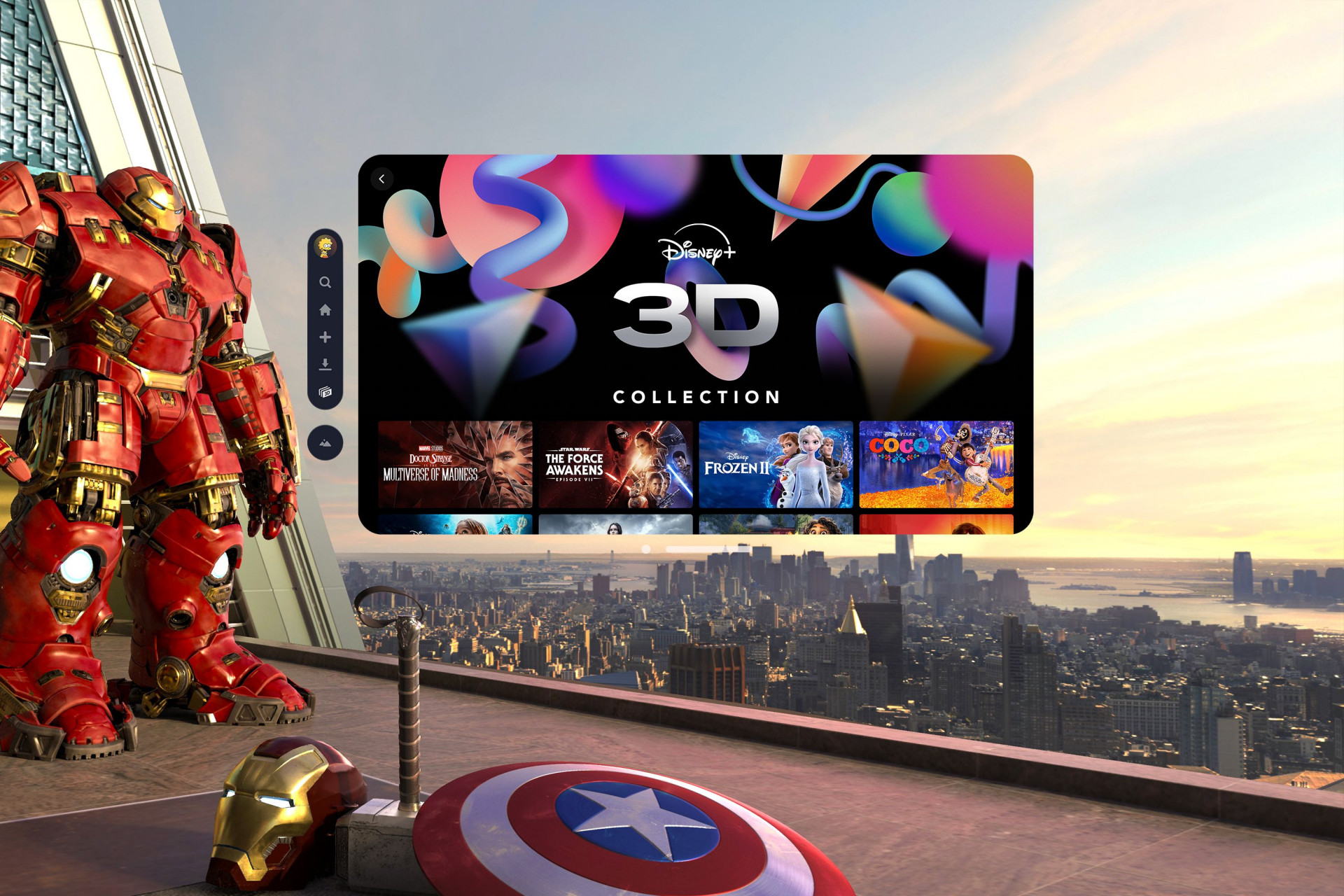 Disney+ on Apple Vision Pro