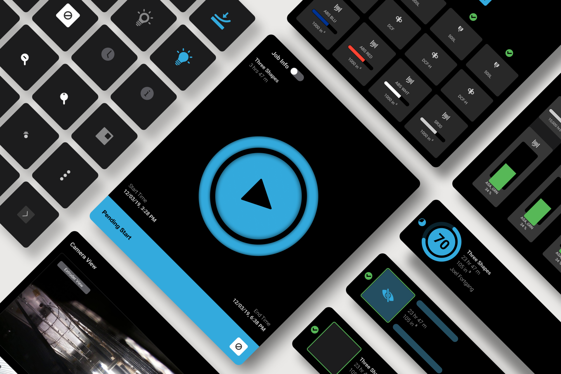 Graphic User Interface for Stratasys F3300 printer