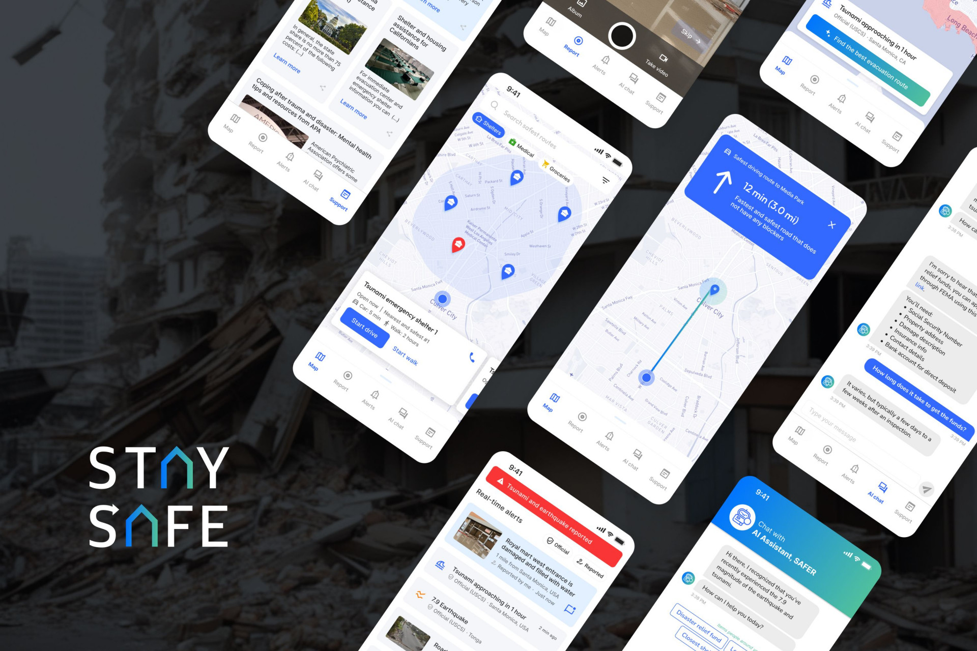 STAY SAFE: Disaster Resilience AI