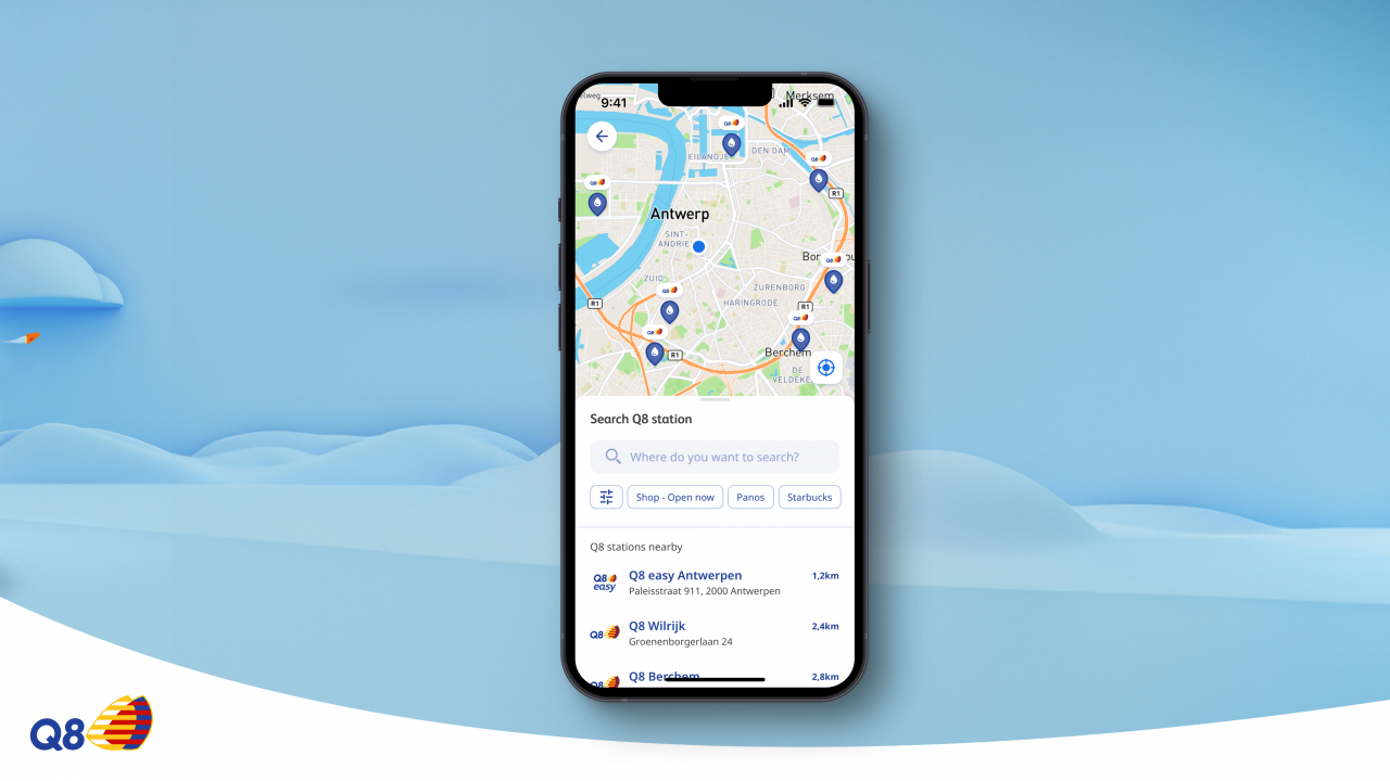 The new Q8 App, a dynamic mobility facilitator