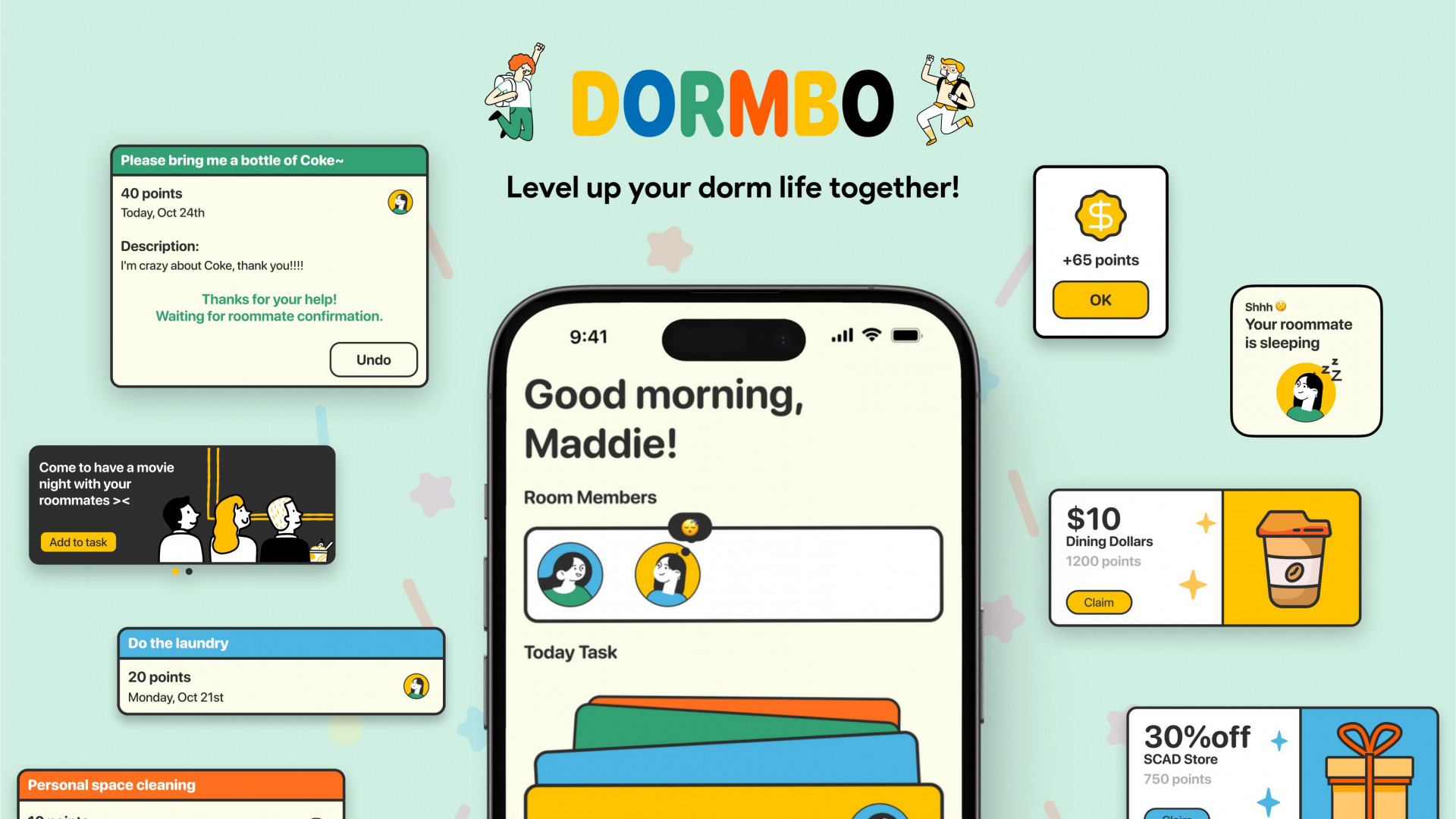 DormBo - Student dormitory task management