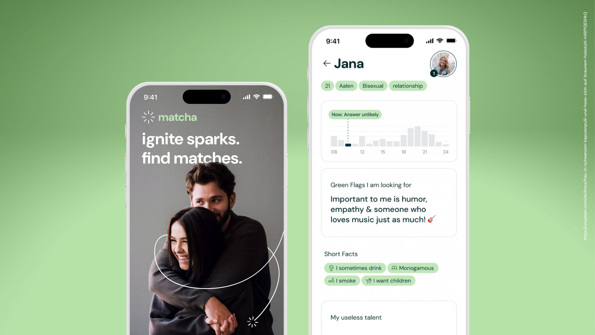 Matcha Dating App - Detoxing the Swipe Culture