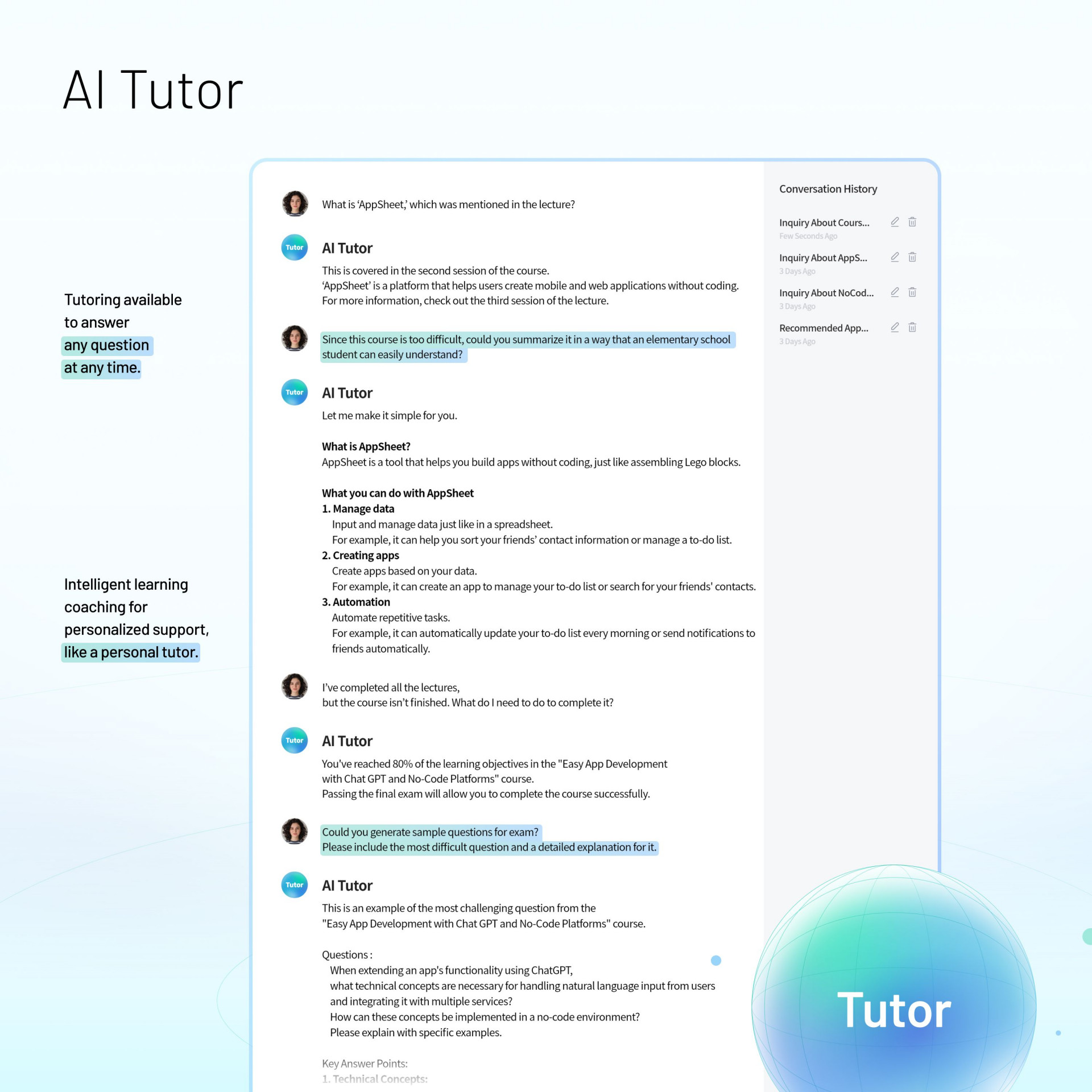 Multicampus Learning Platform AI