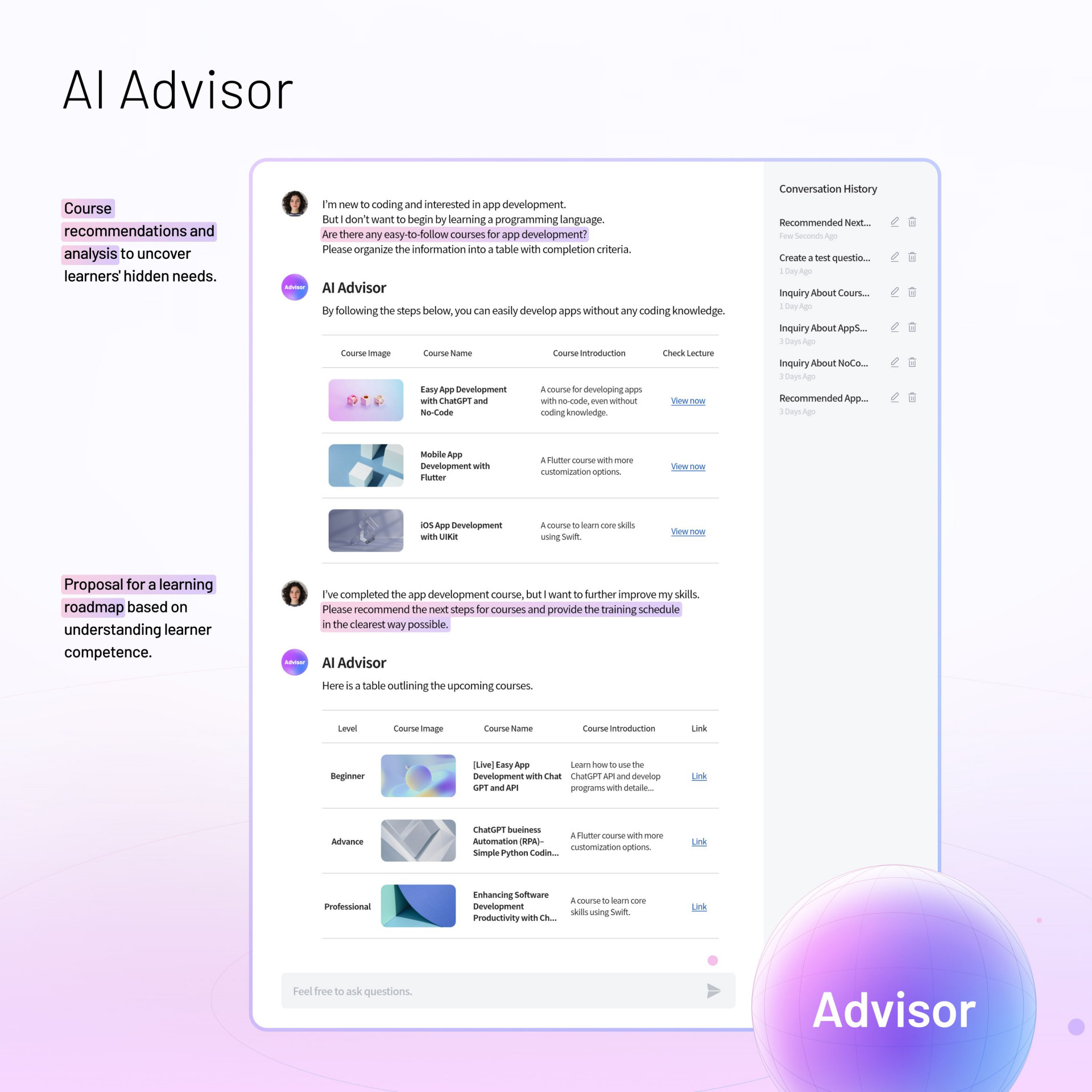 Multicampus Learning Platform AI