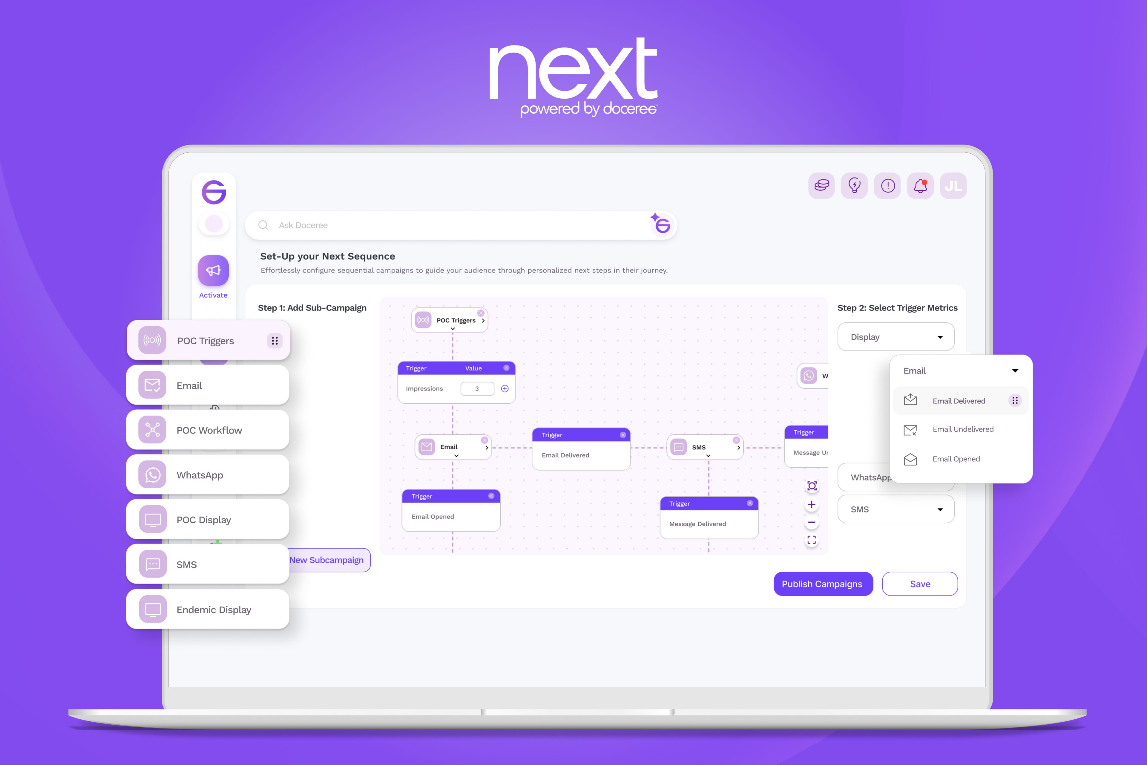 NEXT Omni-channel Automation Sequence