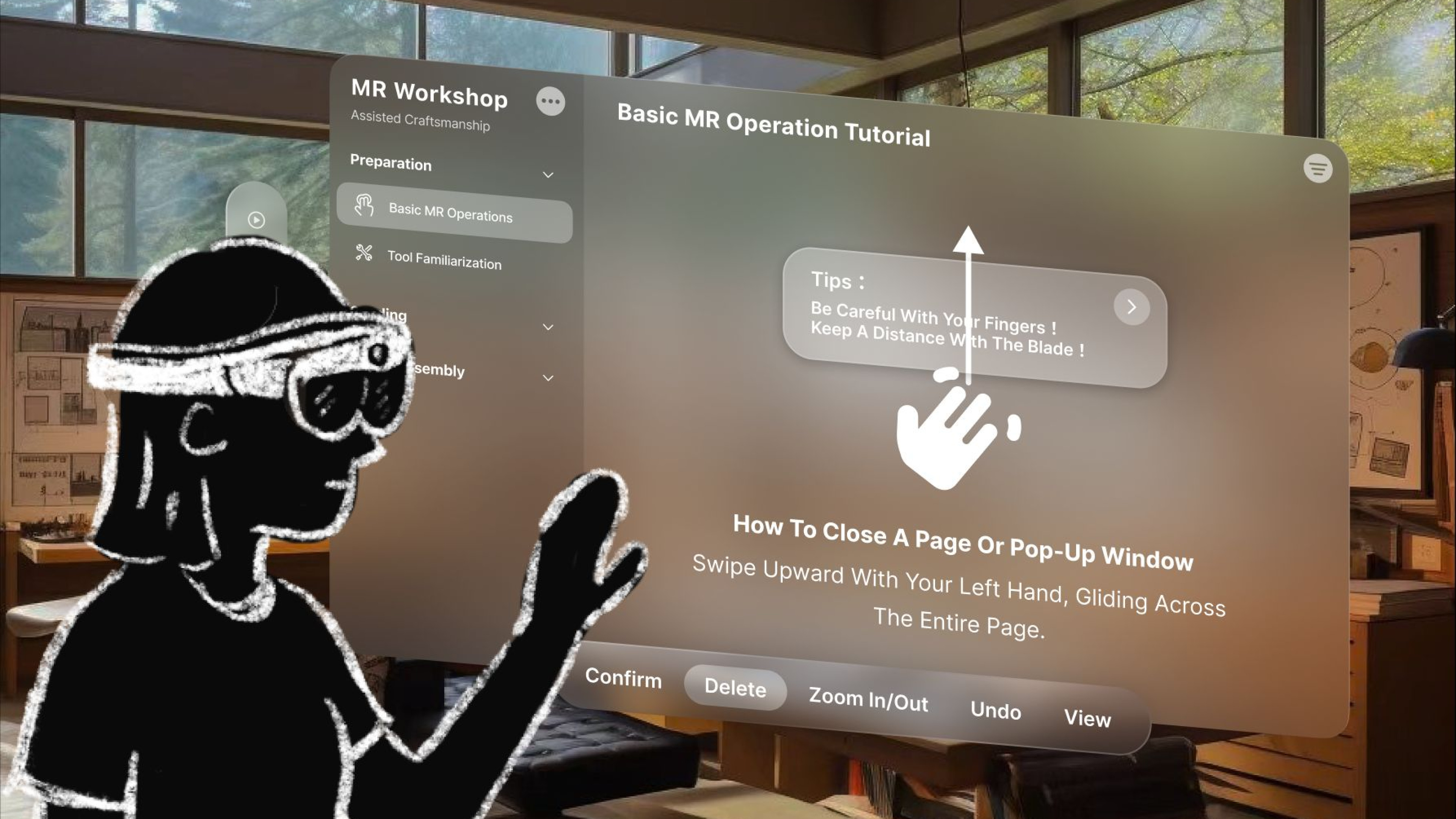 Mixed Reality System for Assisted Craftsmanship