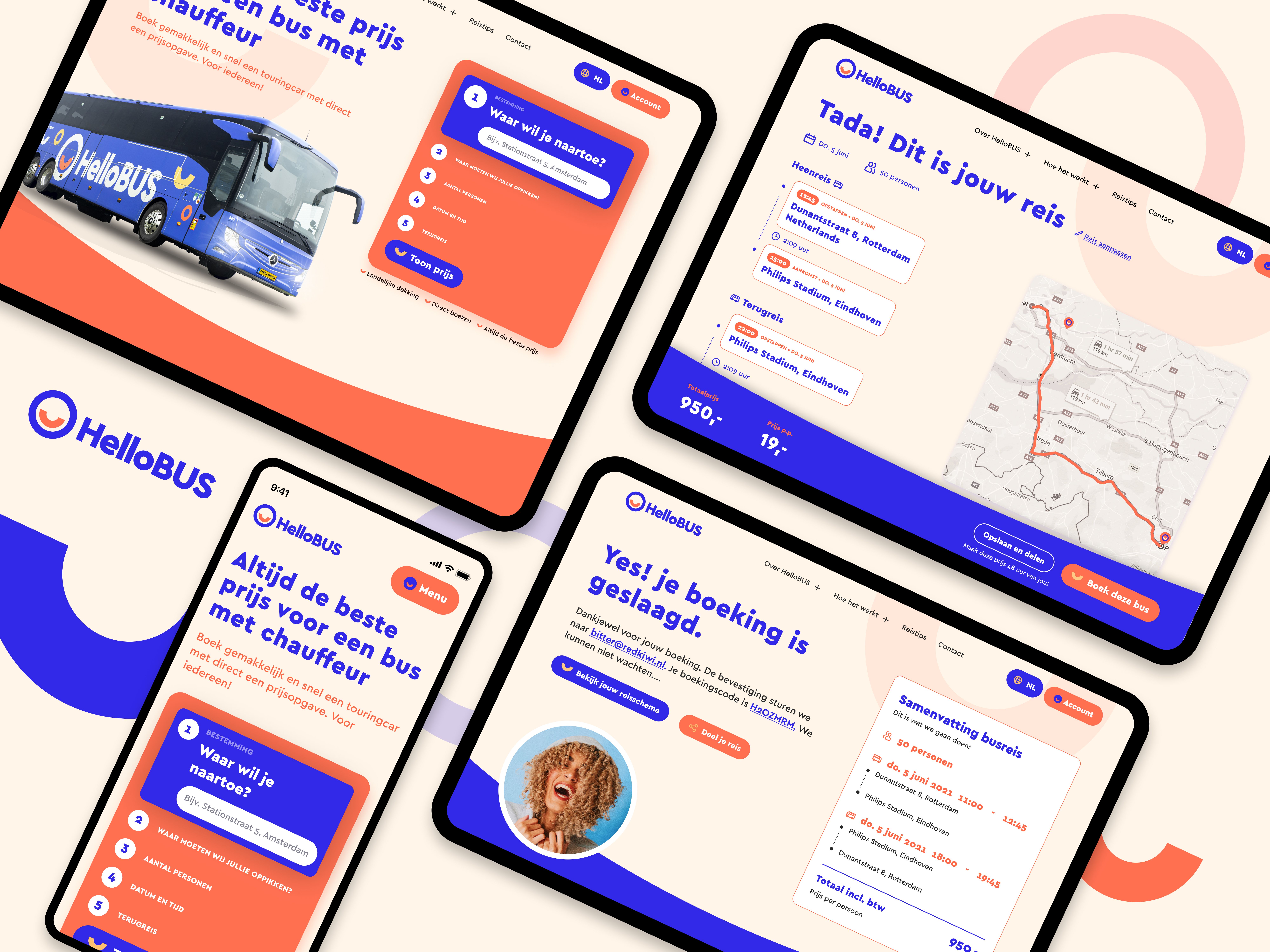 A friction — free user experience for HelloBUS