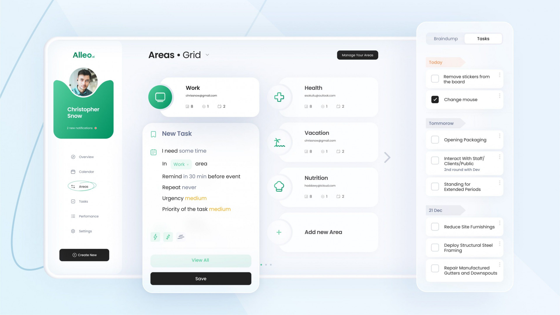 Alleo.ai-smart personal task management assistant