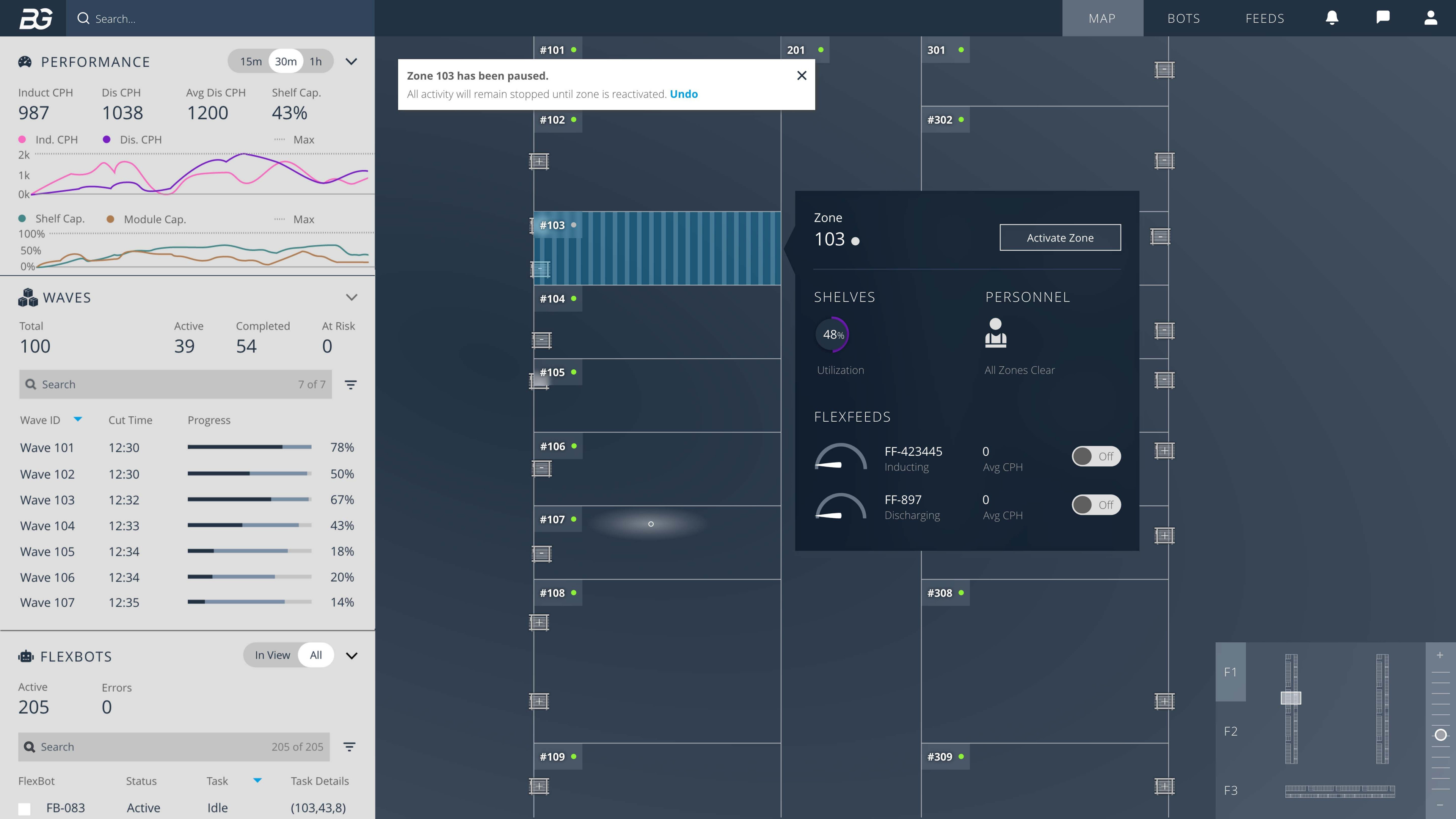 Berkshire Grey Flex next-gen HMI