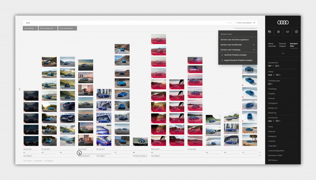 Design Network Audi - Data management that puts you in a good mood