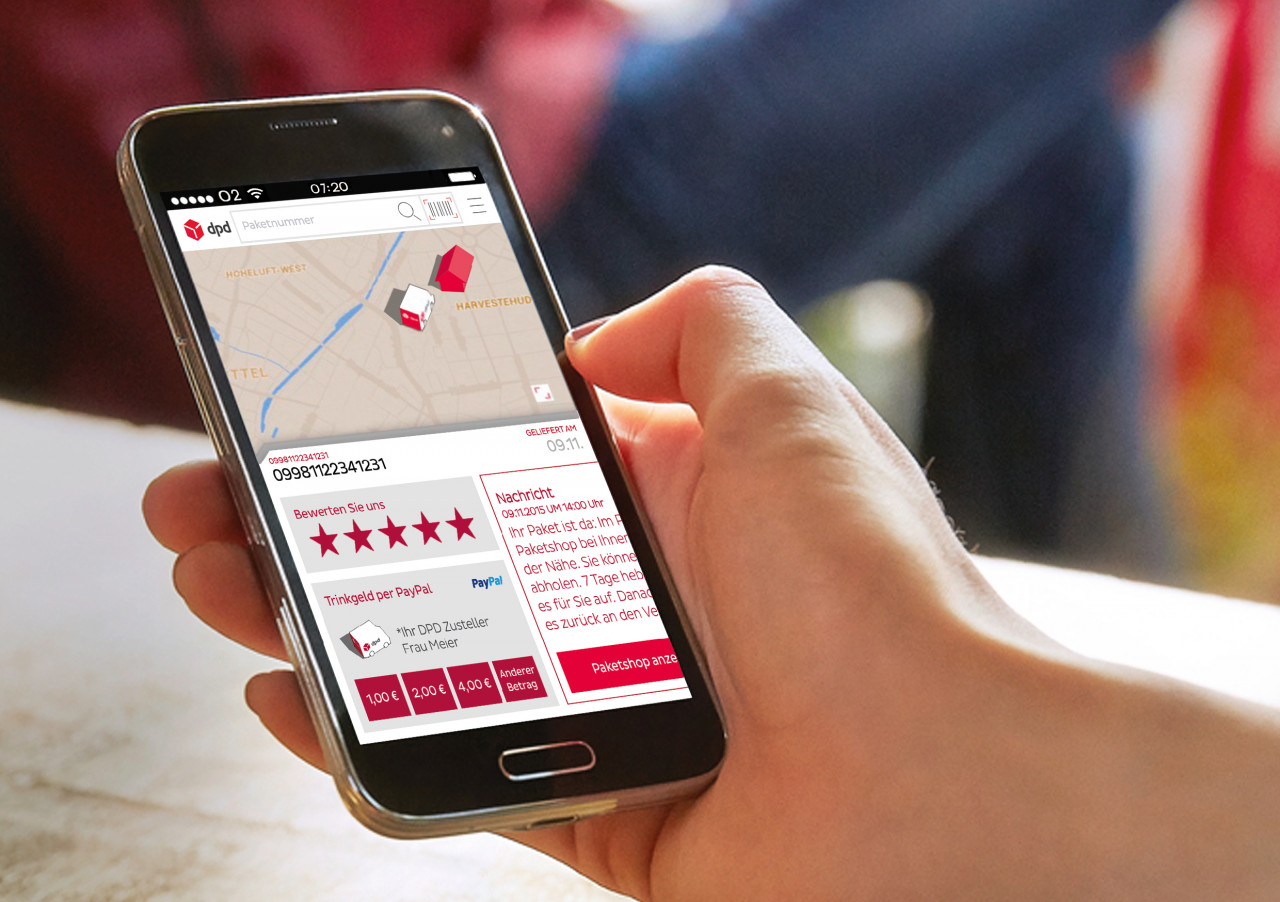 Die DPD App: Paketversand bequem und flexibel