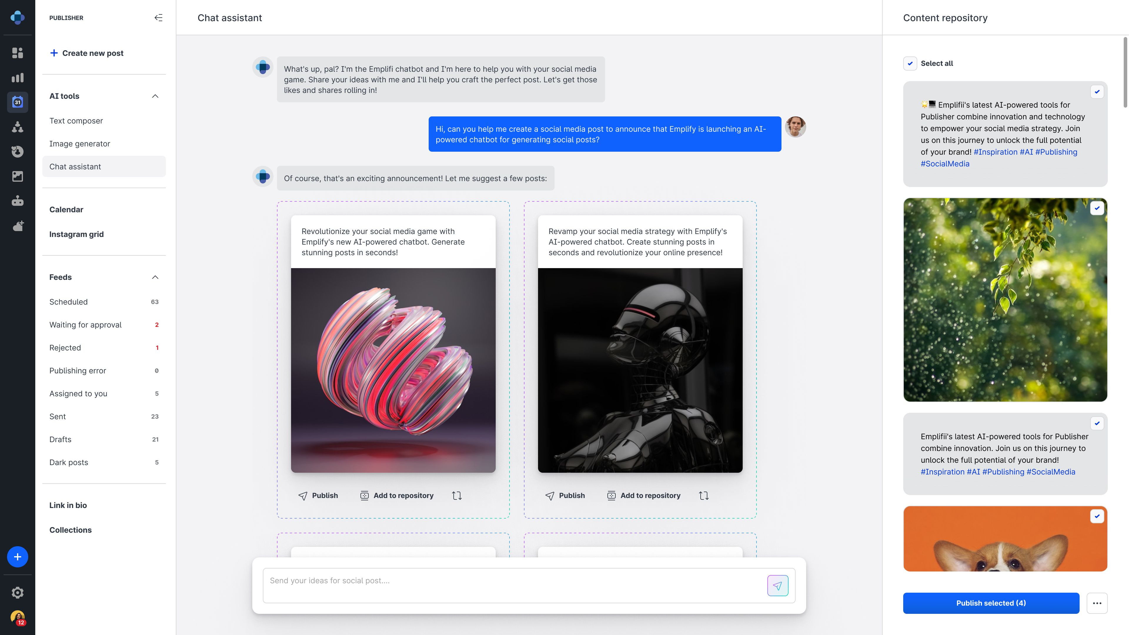 Emplifi AI Composer 2.0 - Vision