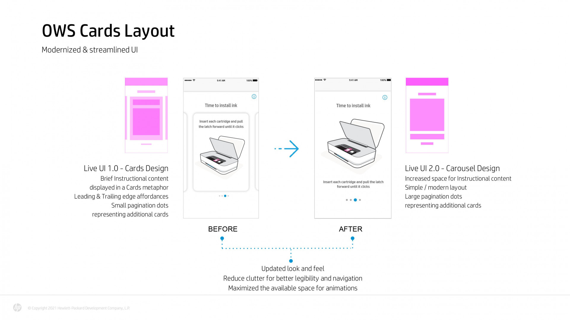 HP Live UI: App Assisted Printer Setup