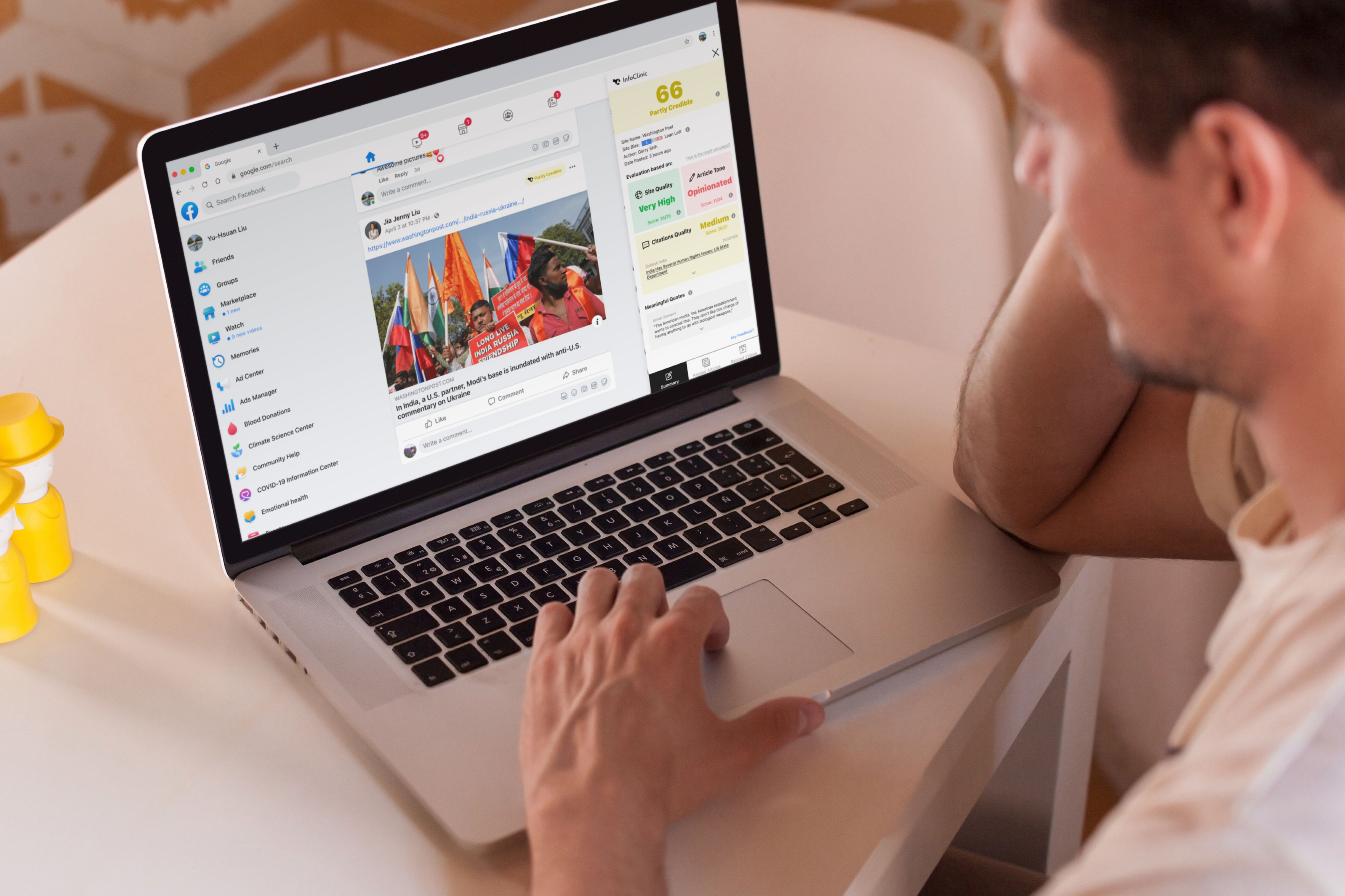 InfoClinic — News Credibility Assessment Tool