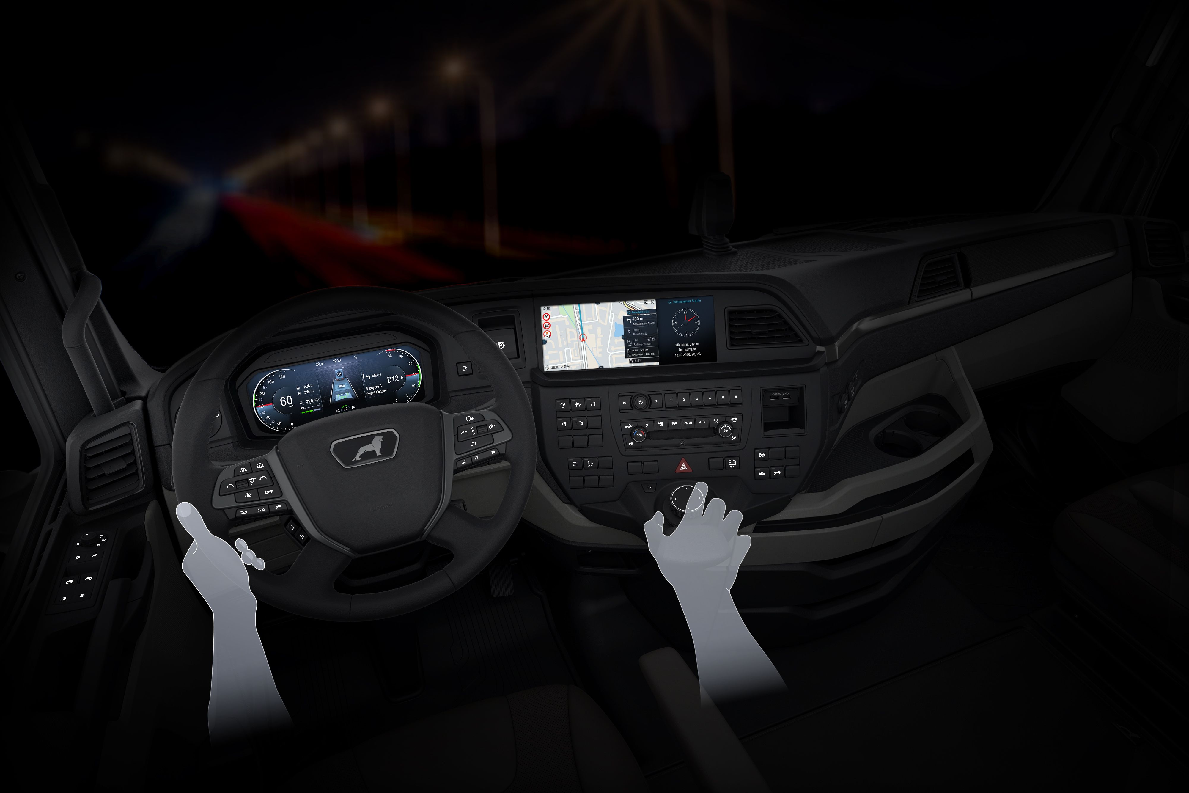 MAN digital driver workplace: UX concept and design