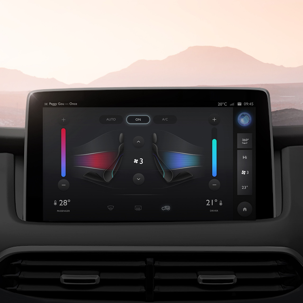 MG iSmart - Infotainment System HMI design for MG ZS EV