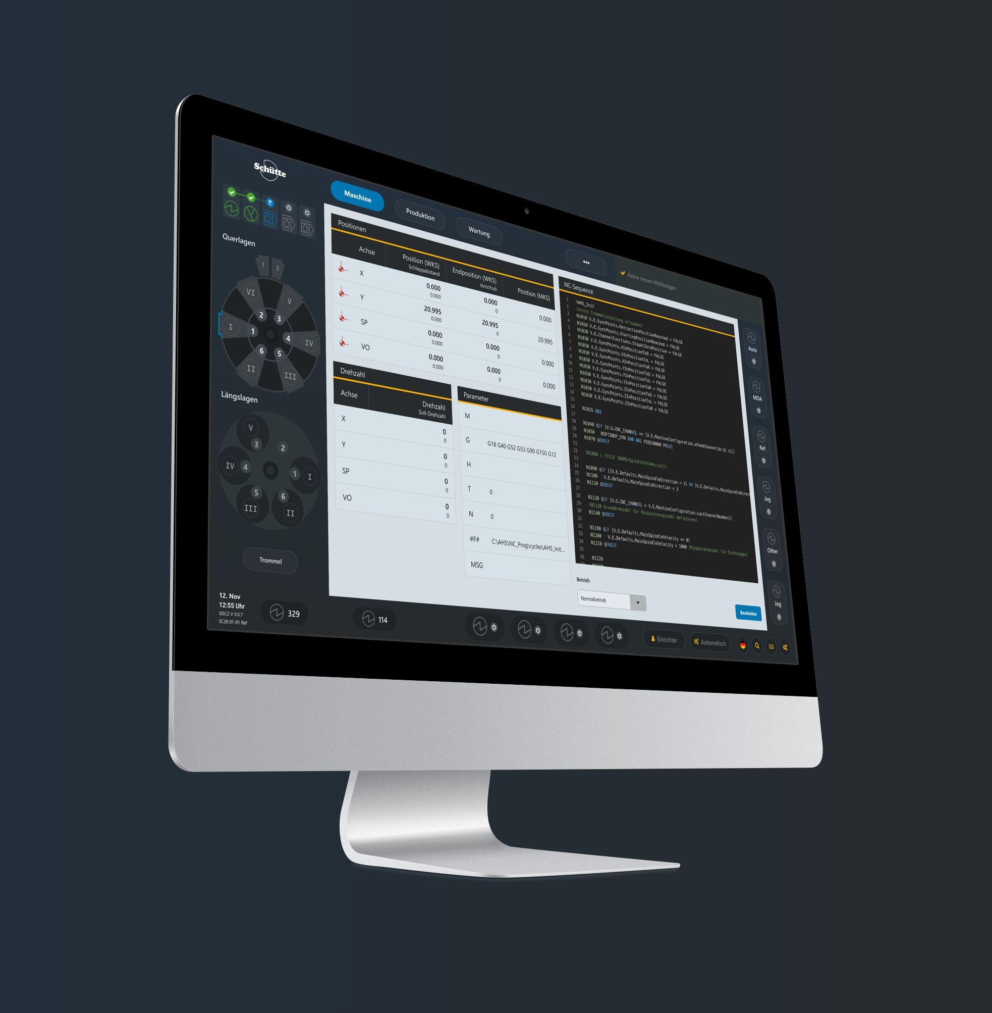 Modular design system for a modern multi-spindle automatic lathe