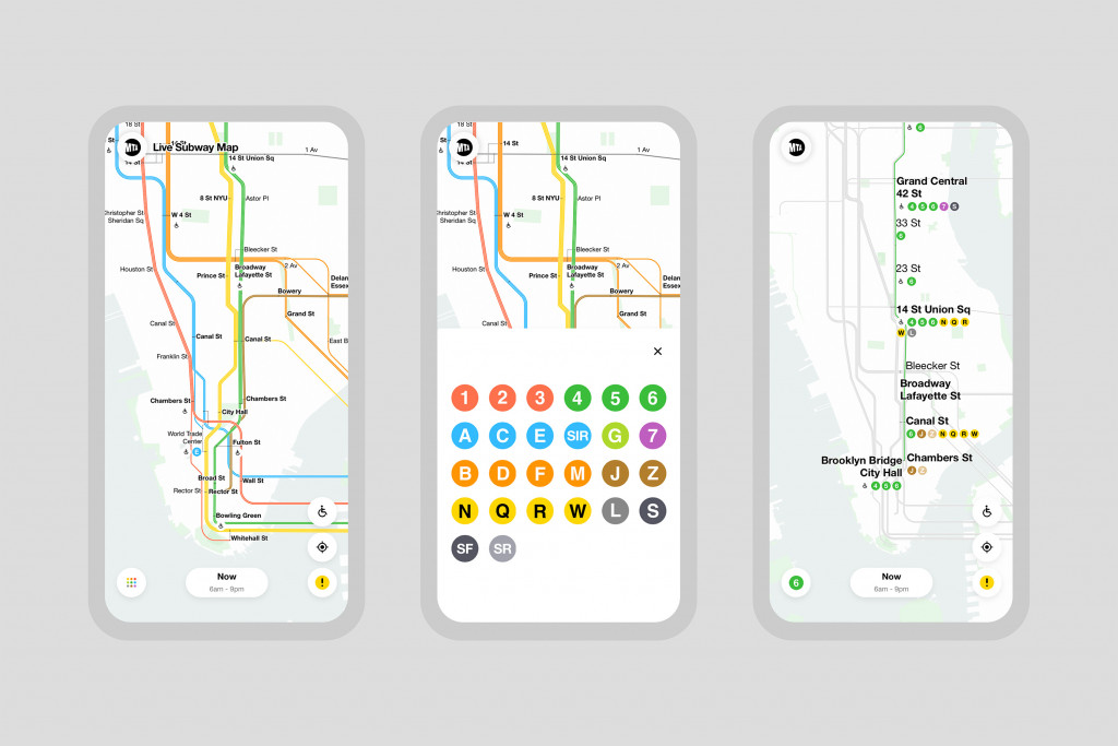 NYC Live Subway Map