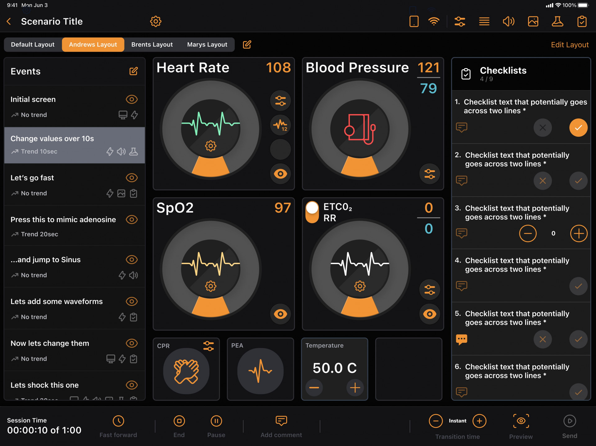 Realiti 360 Control UI