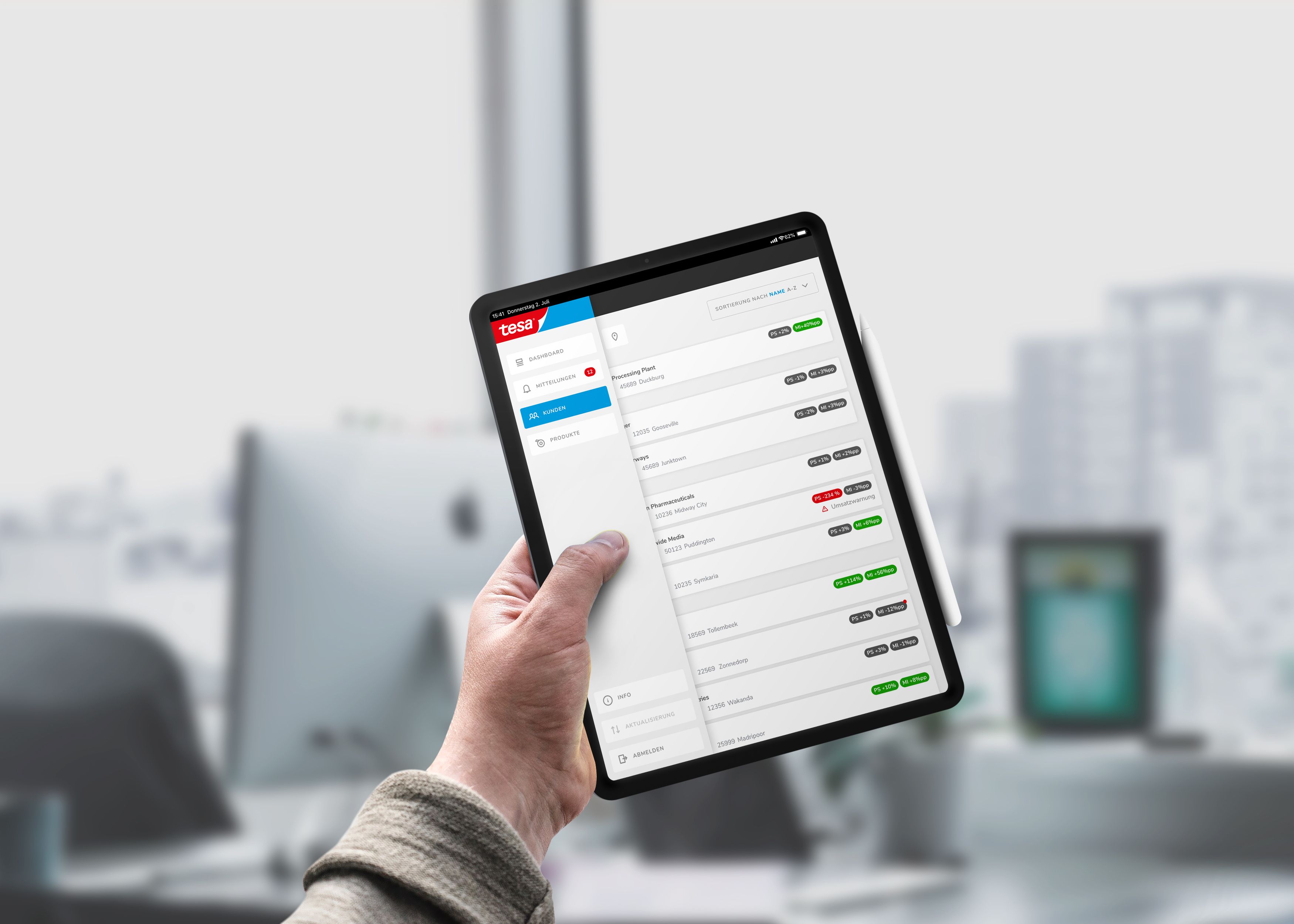 tesa FLOW — Digital sales support and pricing