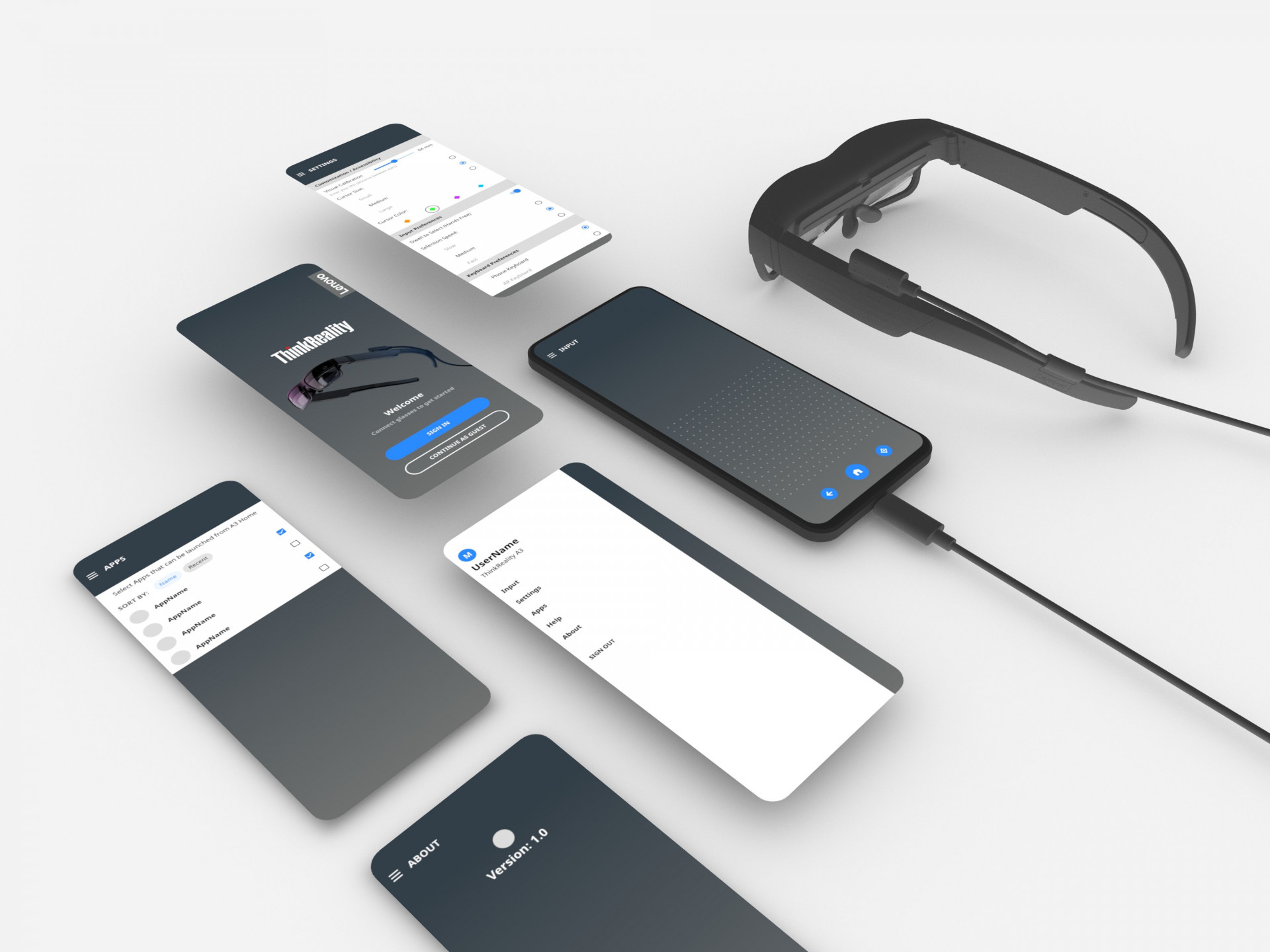 ThinkReality A3 Software