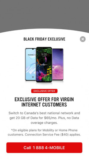 Virgin Plus My Account App