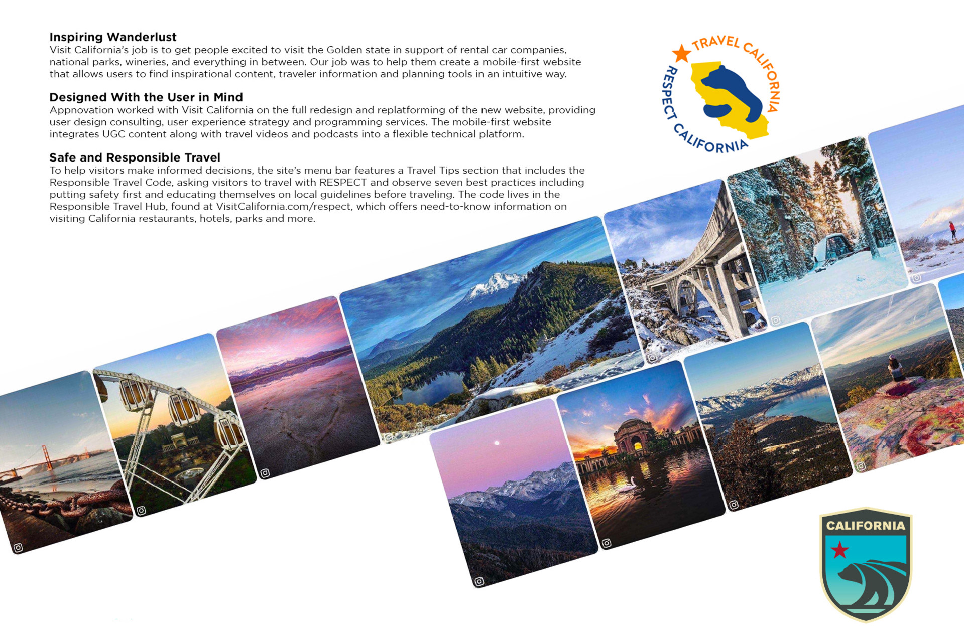 Visit California Full Website Redesign