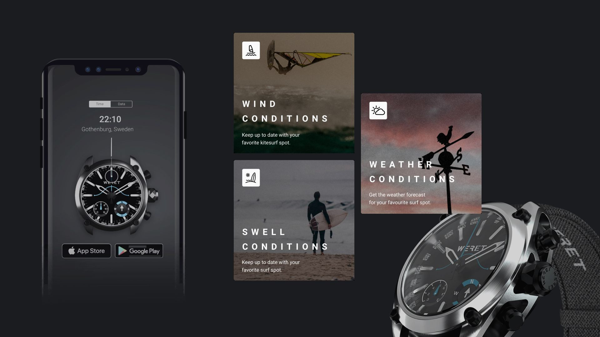 WERET Surfing Smart Watch