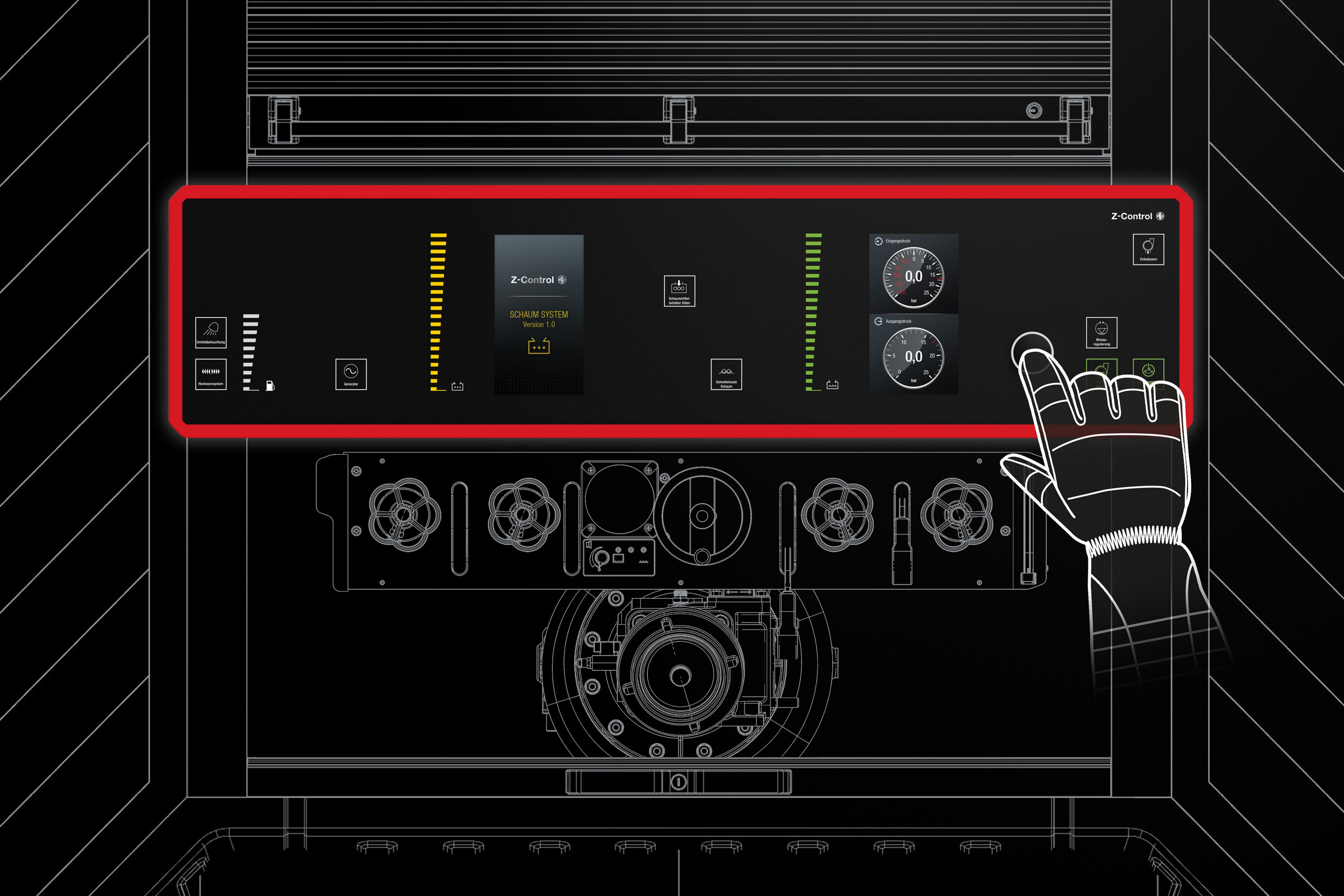 Z-Control 2.0 – Operating concept for fire fighting technology
